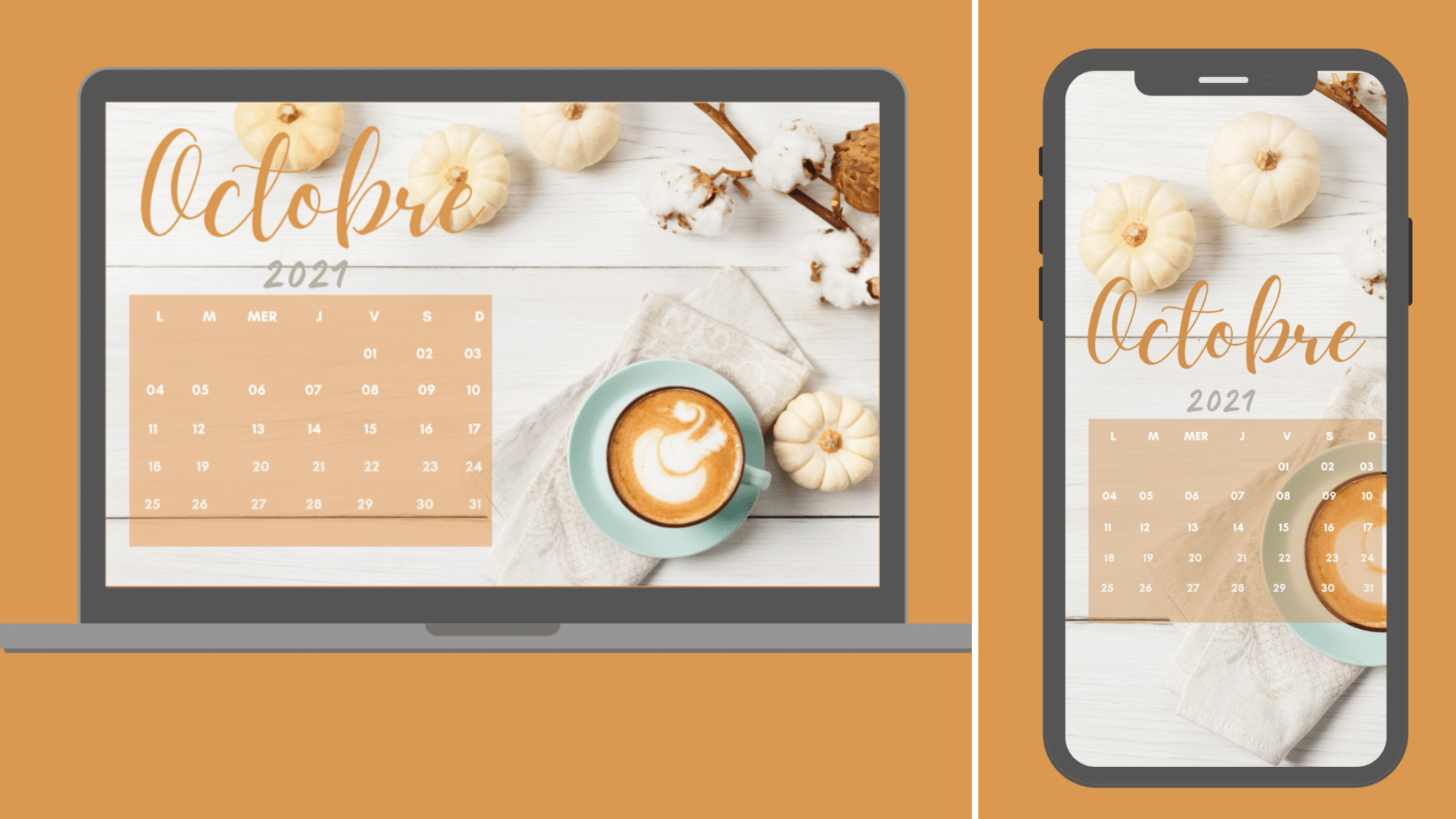 Fond d'écran et calendrier Octobre 2021 - Ralitsa Dimitrova