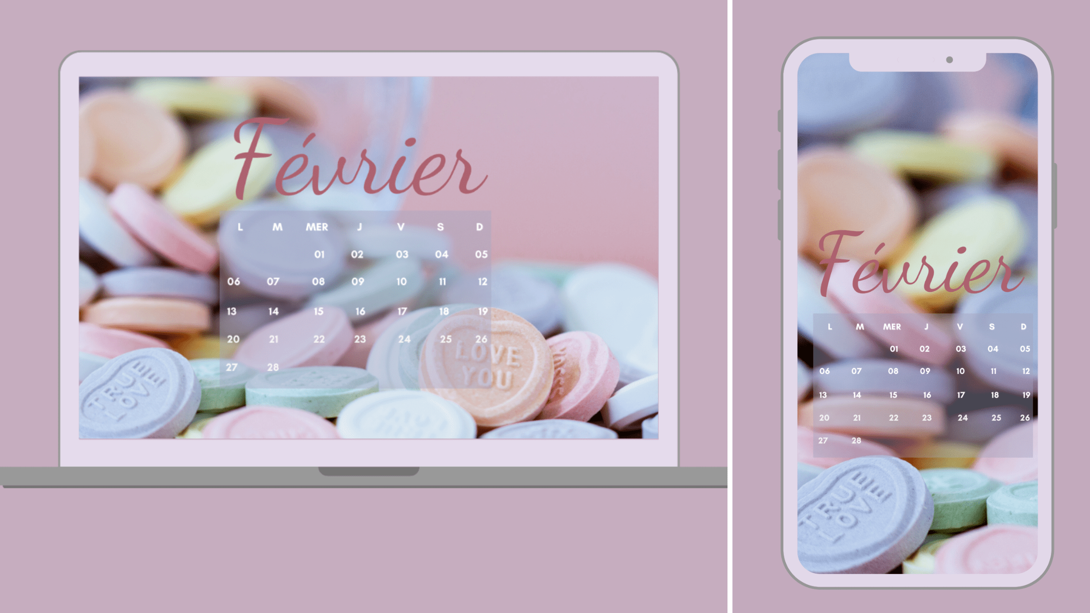 Fond d'écran et calendrier février 2023 - Ralitsa Dimitrova